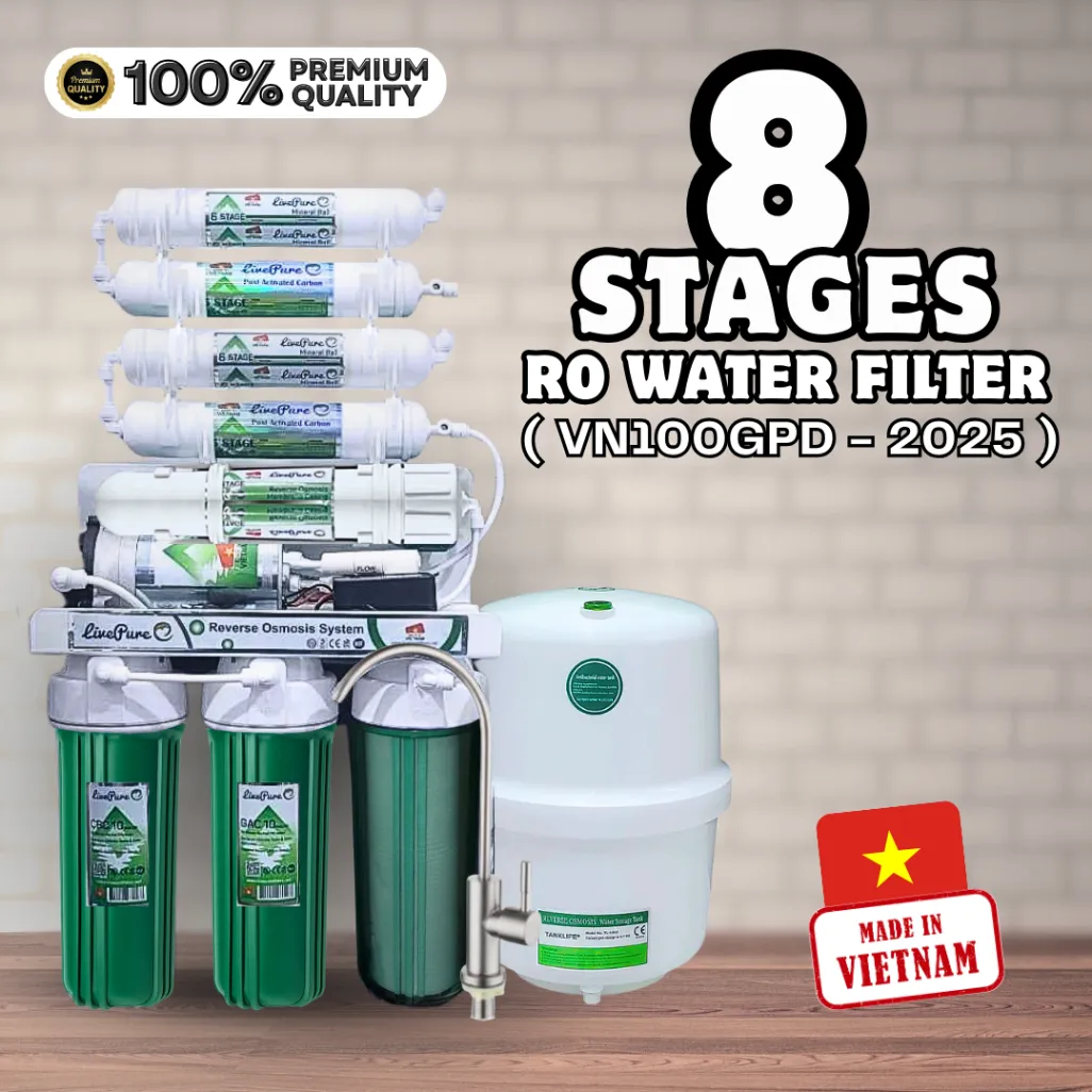 Livepure 8 stages RO water filter plant - Best RO filters